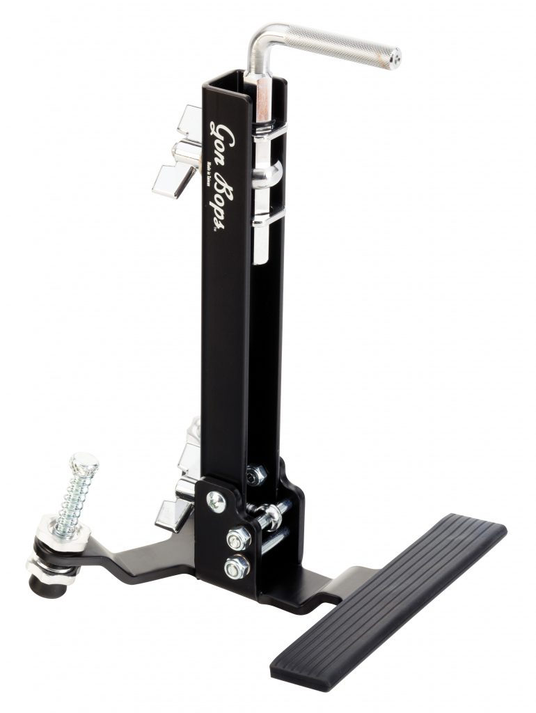 Gon Bops adds lightweight Foot Pedal Stand! - Gon Bops